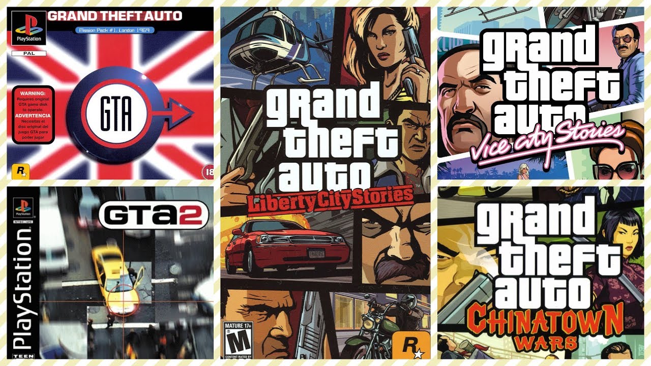 Запускаю 5 игр серии GTA на PSP - YouTube
