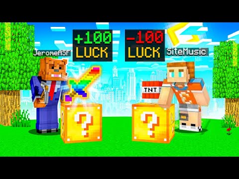 1VS1 Lucky Block Challenge In Minecraft - YouTube
