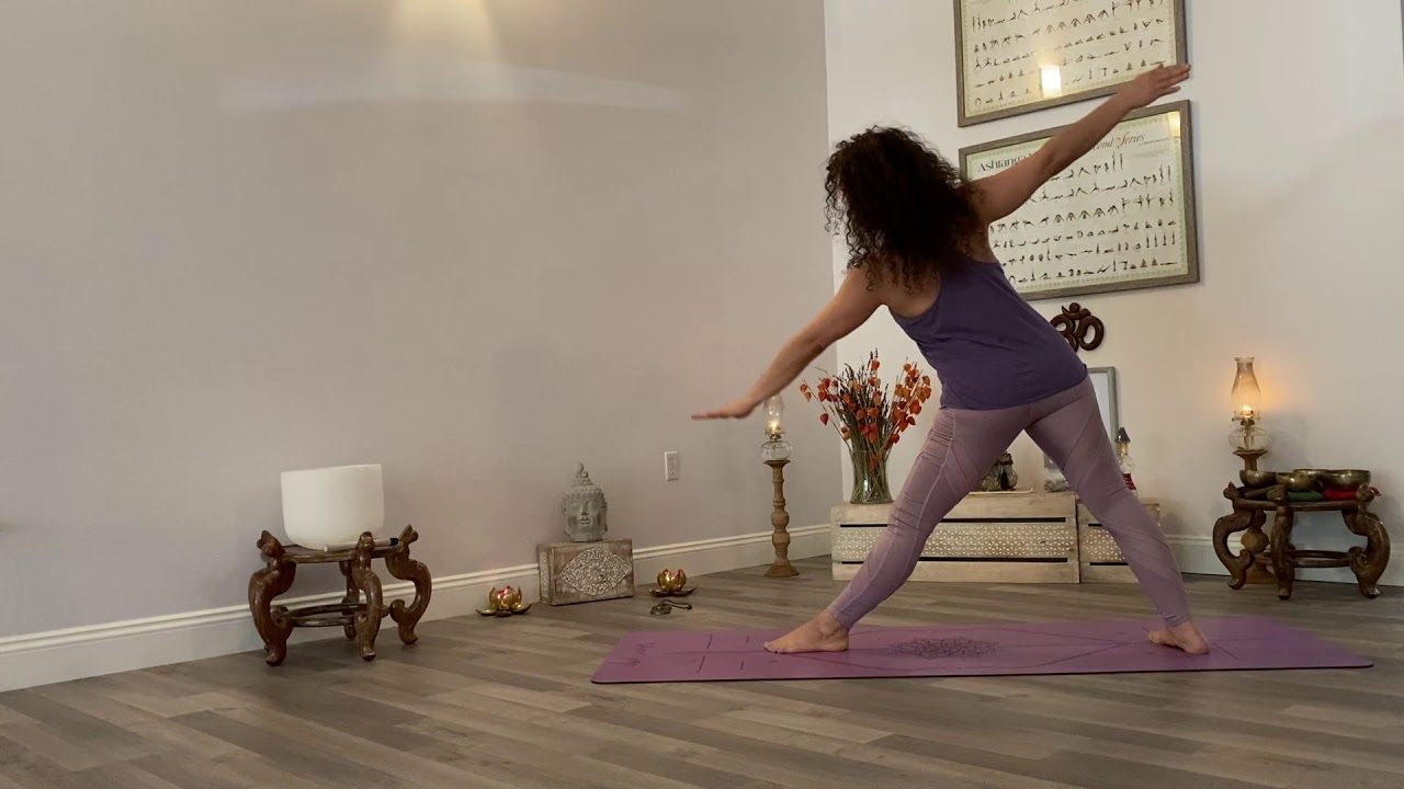 60 Minutes Power Yoga Flow - Energizing Core practice - Yoga with Yani ...