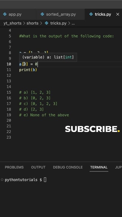 Python Puzzlers: A Brain Teaser Quiz to Boost Your Coding Skills New Series - 11 #python - YouTube