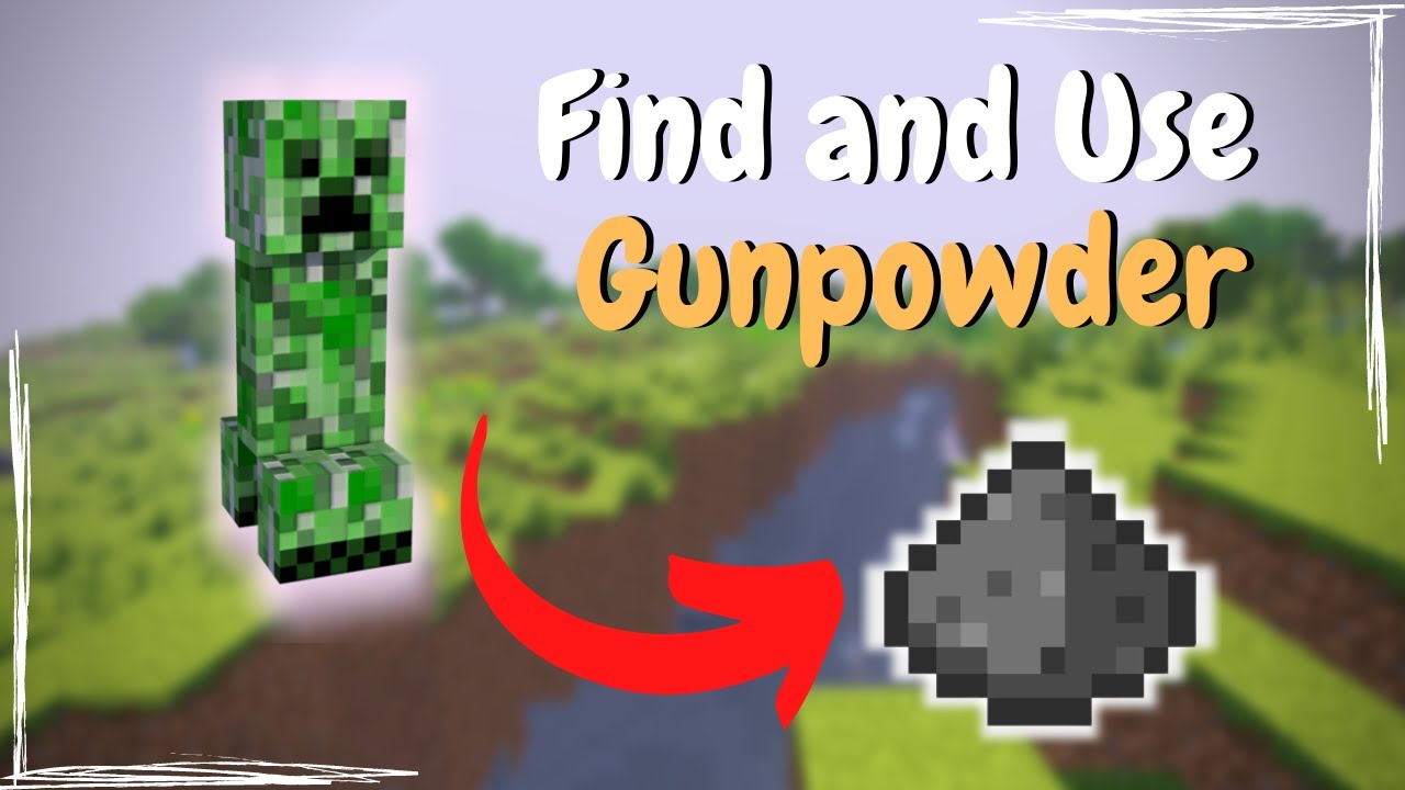 How to Find and Use Gunpowder in Minecraft! - YouTube