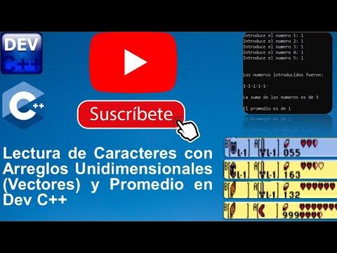 Arreglos Unidimensionales (Vectores) C++ - YouTube