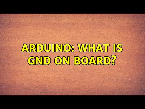 Arduino: What is GND on board? - YouTube