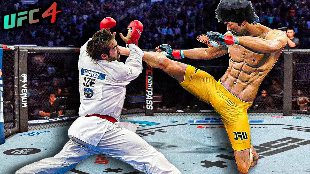 Karate Master (Rafael Agayev) vs. Bruce Lee (EA sports UFC 4) - YouTube