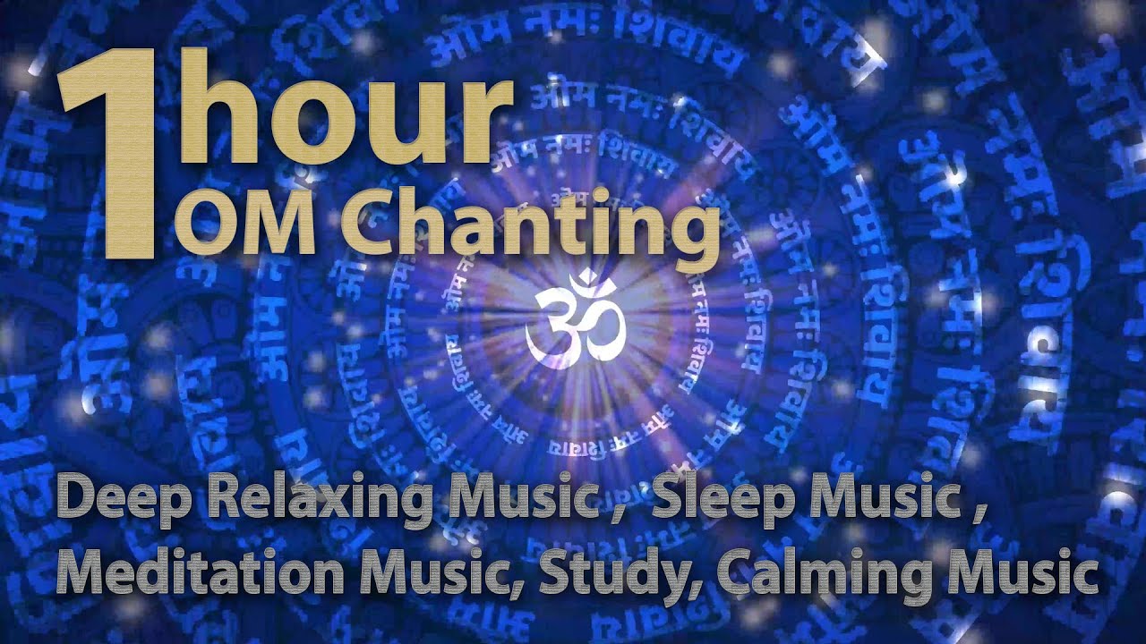 1 Hour - OM (ॐ ) Chanting - 4K Ohm Mandala Deep Music for Yoga ...