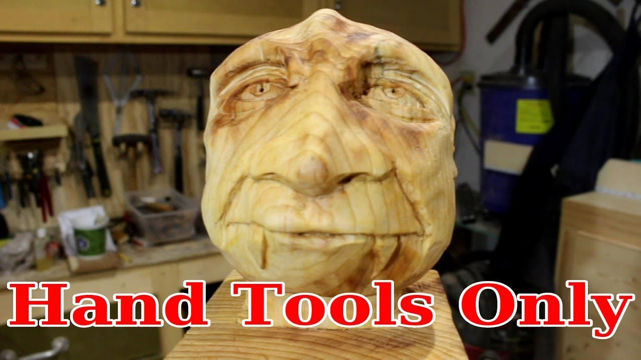 Woodcarving an Ogre/Troll - YouTube