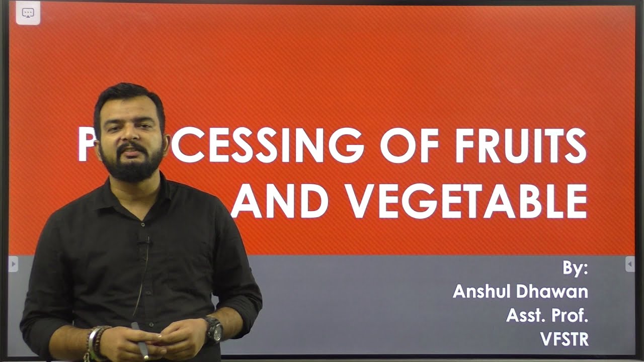 Fruit and Vegetable Value Added Products - YouTube