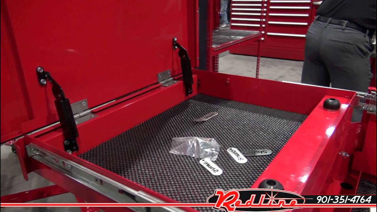 Rolling Portable Shure Rollcart with Slide Out Top Deck by Redline Engineering - YouTube