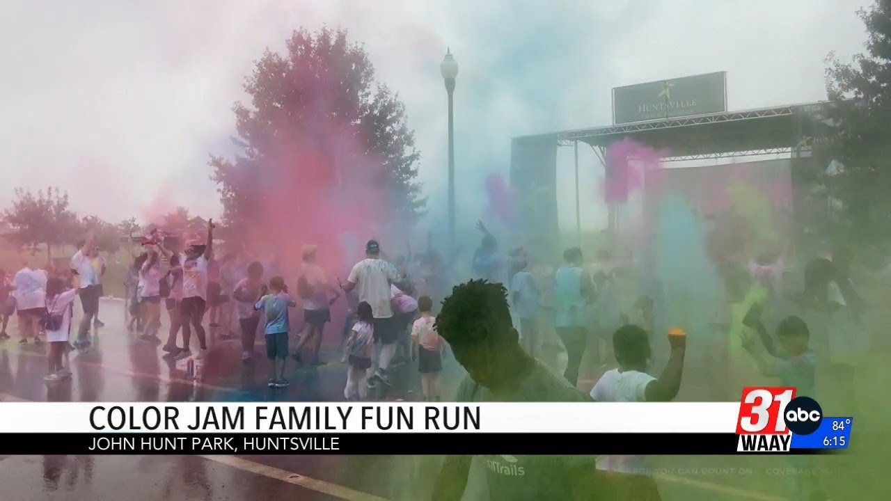 Color Jam Family Fun Run comes to John Hunt Park - YouTube