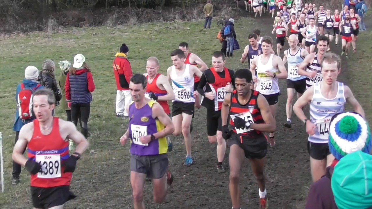 Senior Men South of England Cross Country Championships 28012017 - YouTube