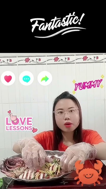 Mukbang Mực Hấp Gừng #mukbang #seafood #shorts - YouTube