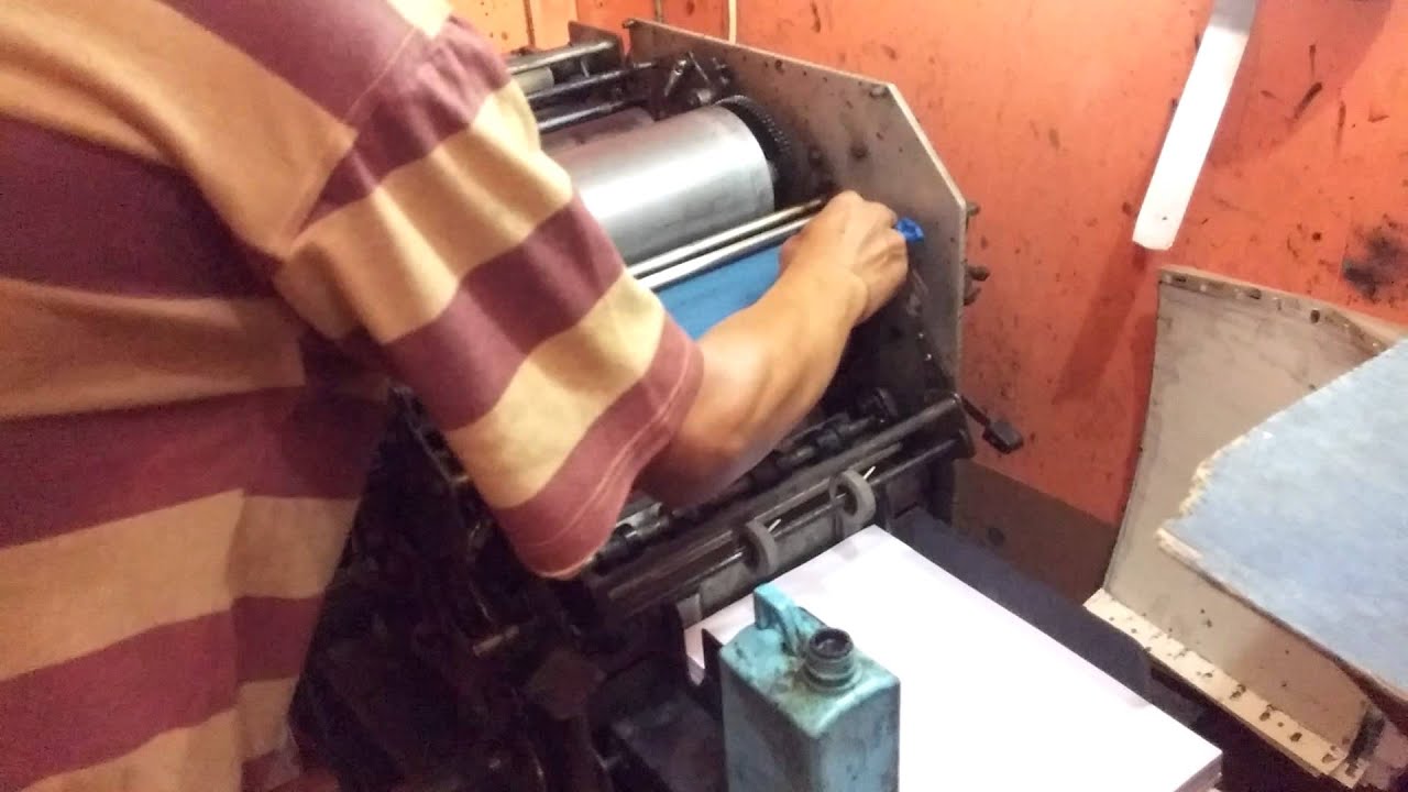 Cleaning Toko Offset 820 - YouTube