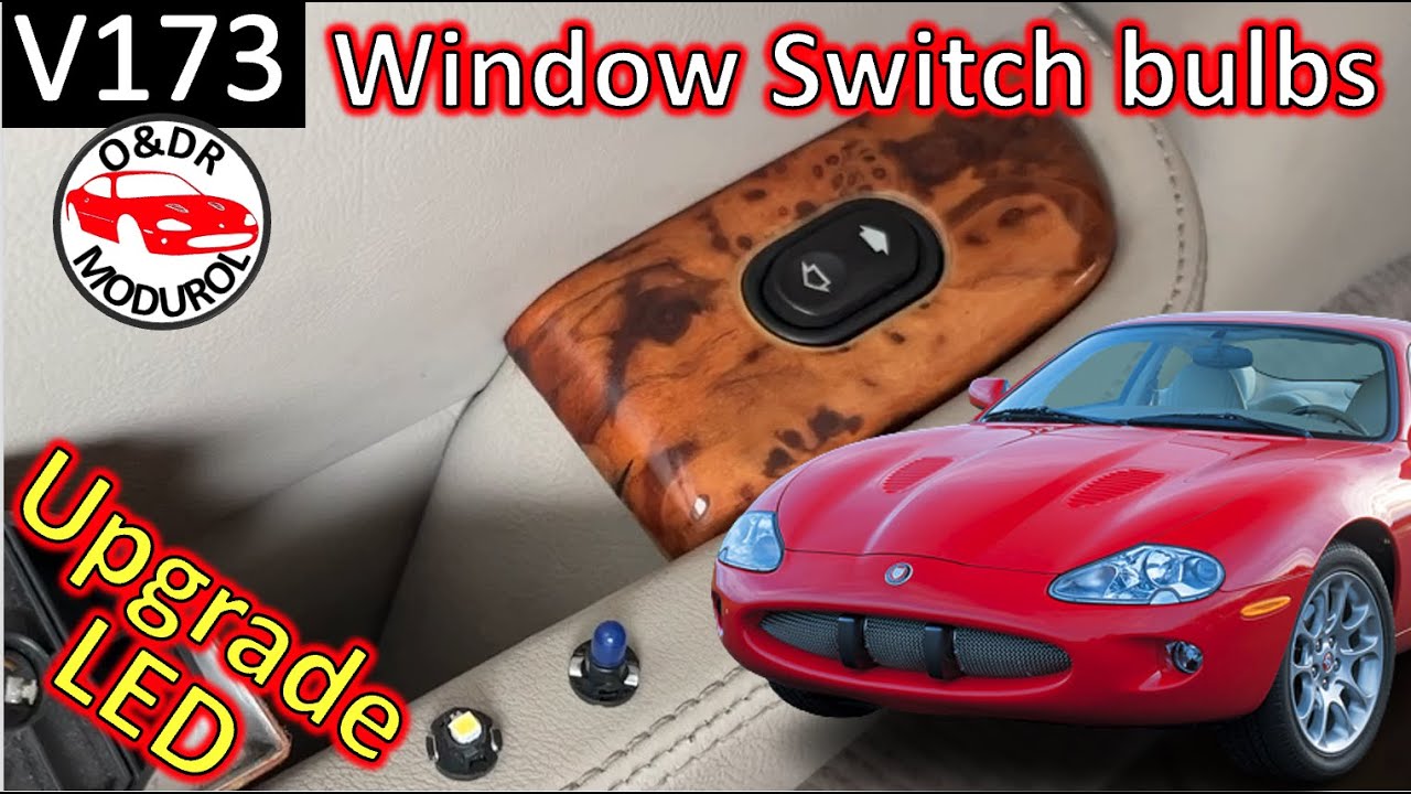 Jaguar XK8 Replacing Door window switch bulb and upgrading to LED bulbs ...