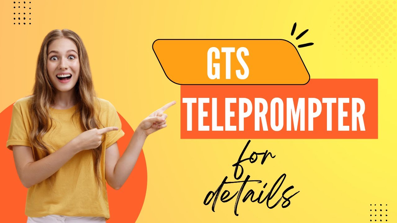 😍 🥰 GTS Teleprompter-13" Preinstalled Teleprompter | India's Best Selling YouTube Prompter - YouTube