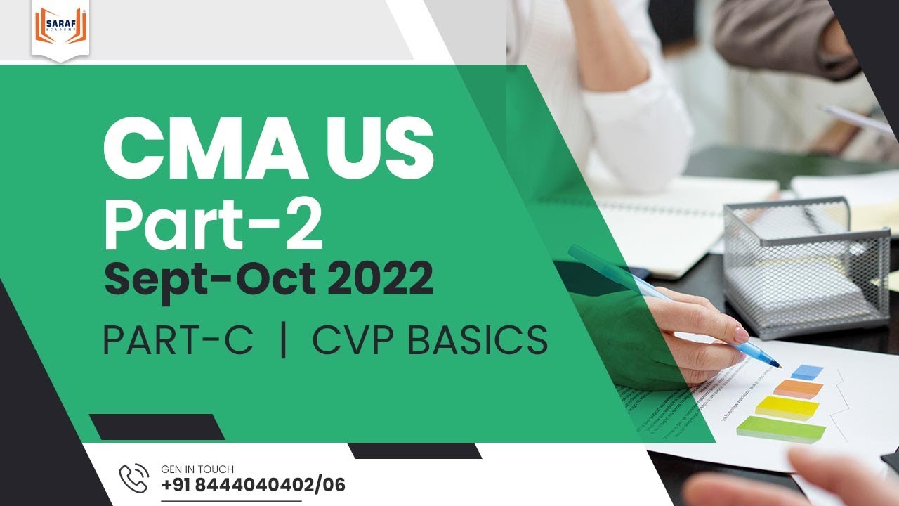 CMA US PART 2 | Sept-Oct 2022 | PART-C | CVP Basics - YouTube
