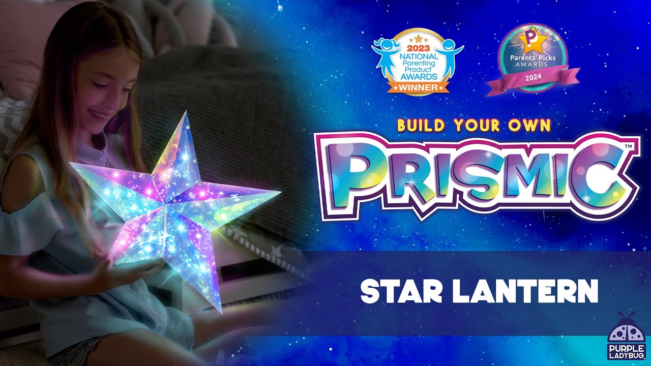Purple Ladybug's Prismic Star 3d Lantern product overview - YouTube