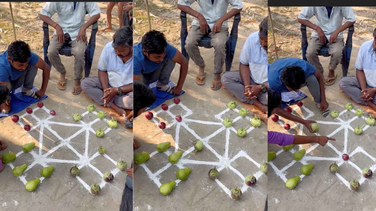 4 hand entertainment game with vegetable || Bengali Gaming Video - YouTube