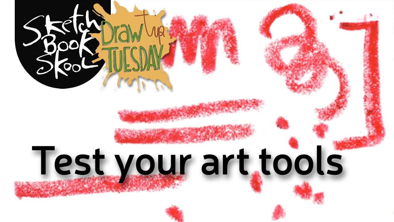 Draw Tip Tuesday - Test Your Art Tools - YouTube
