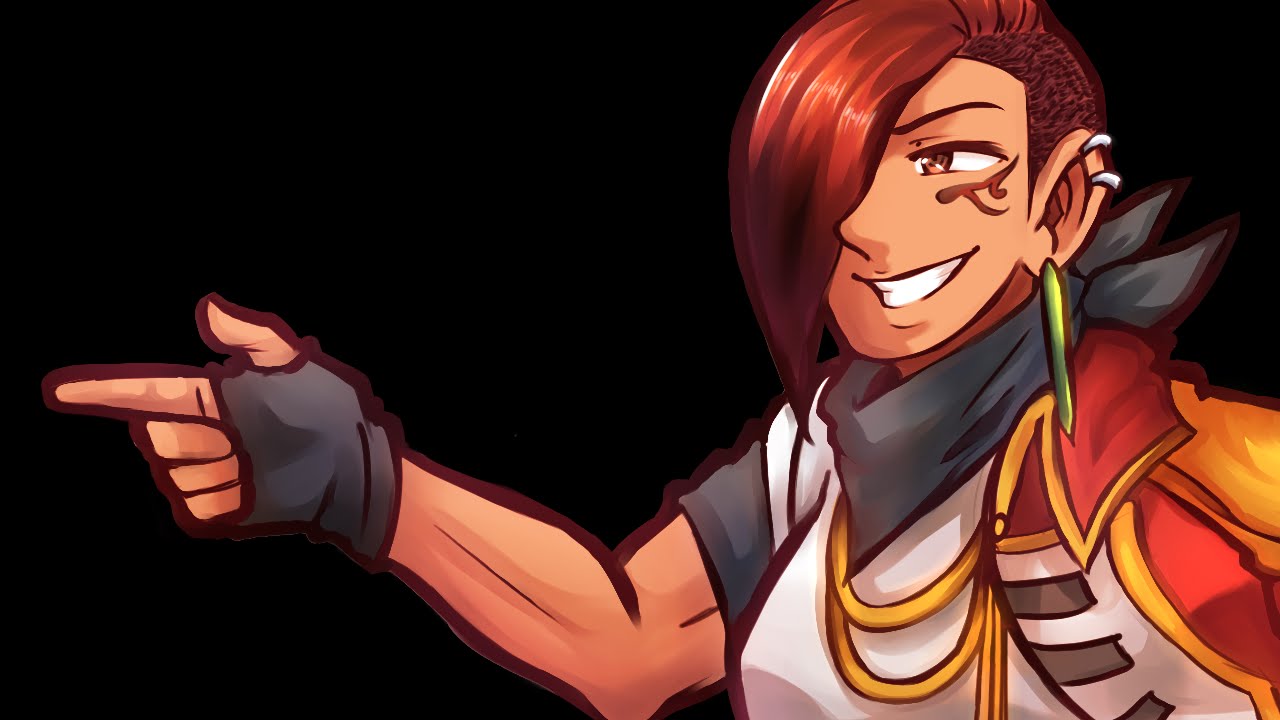 Scarlet from RWBY - MyPaint Anime Speedpaint - YouTube