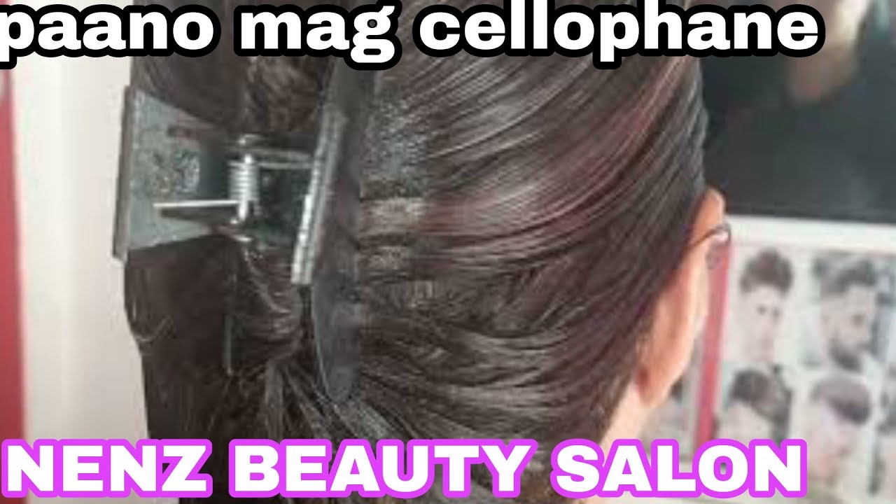 paano mag hair cellophane |NENZ BEAUTY SALON VLOG - YouTube