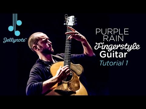 Purple Rain by Prince Part 1/3 - Fingerstyle Guitar Tutorial (Jellynote ...