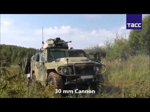 GAZ Tigr _ Self driving with 30mm Cannon - Russian armored Jeep - YouTube