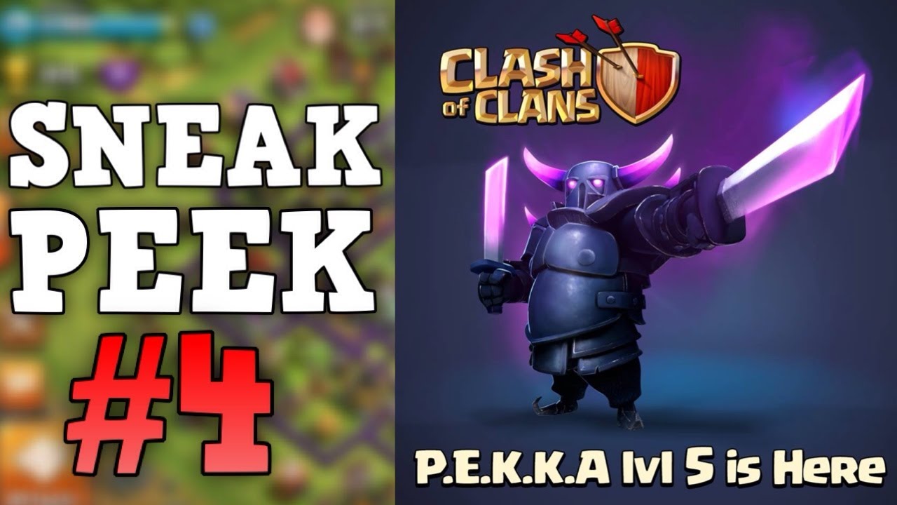 Clash of Clans - NEW Level 5 PEKKA! - Sneak Peek #4 - YouTube