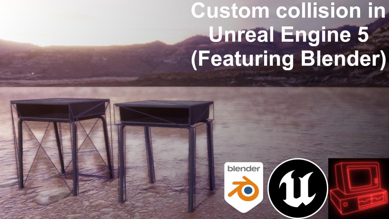 Custom Collision In Unreal Engine Featuring Blender Unreal Engine Blender Youtube