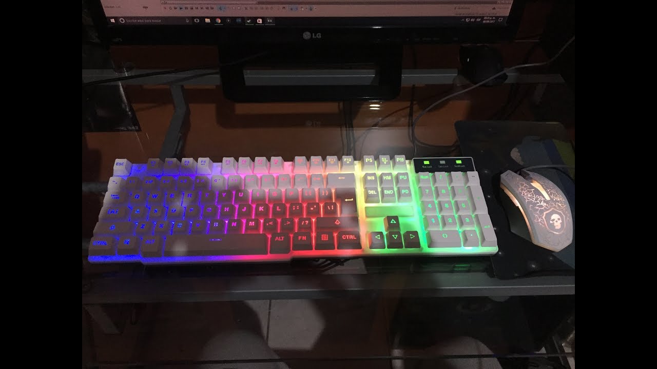 Unboxing de teclado y raton kuiyn - YouTube