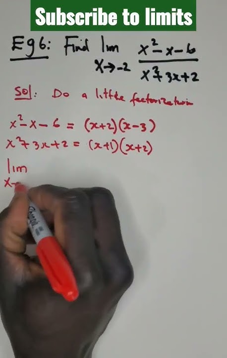 Limits| How to find limits of rational functions| Eg. 5| #youtubeshorts #limits #mathematics ...