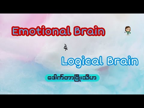 Emotional Brain နဲ့ Logical Brain စာရေးသူ- ဒေါက်တာဖြိုးသီဟ - YouTube
