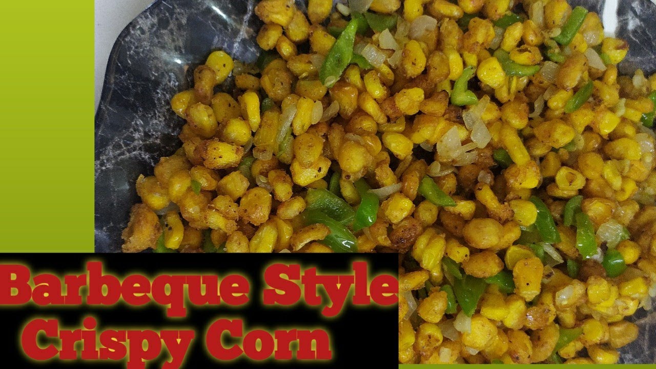 Crispy Corn Recipe||Barbeque Style crispy corn||Healthy snack ||Party ...