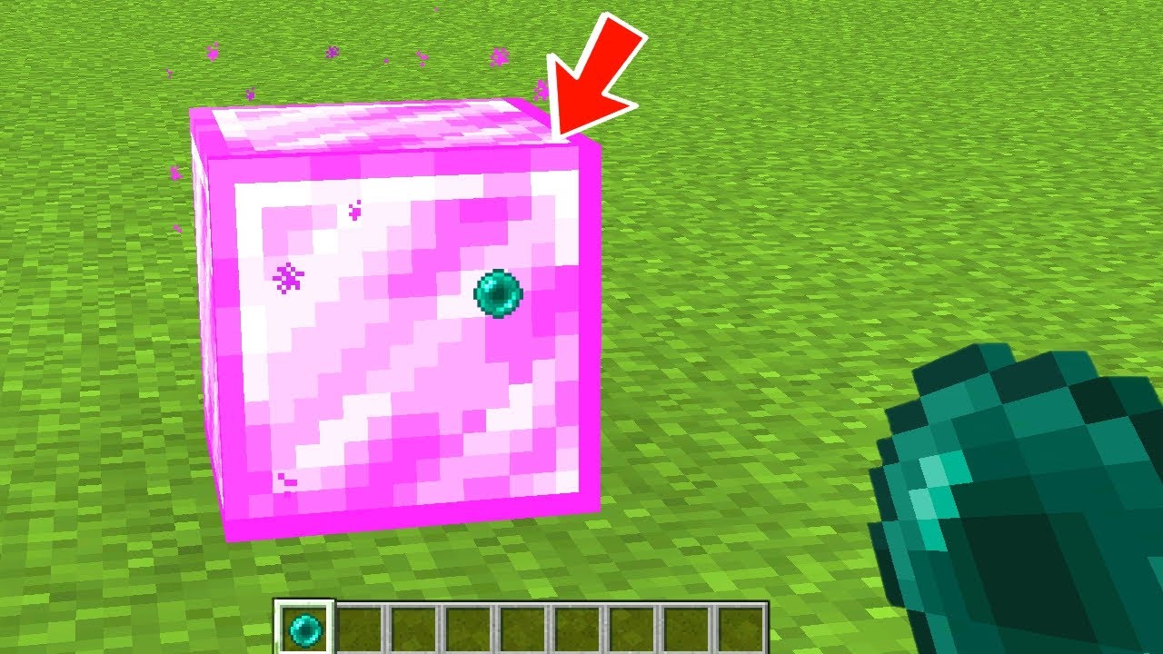 what's inside cursed diamond block ? - YouTube