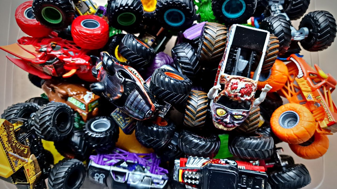 Small Box Full Of The Best Big Monster Trucks. - YouTube