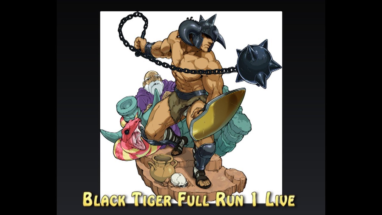 Black Tiger Capcom - 1 Credit no death Full Run Arcade Retro Games - ブラックドラゴン - YouTube