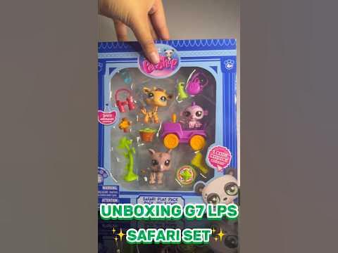 UNBOXING G7 LPS SAFARI PLAY PACK 🌴🦒🐒 #unboxing #lpscollection #toys #lps #littlestpetshop # ...