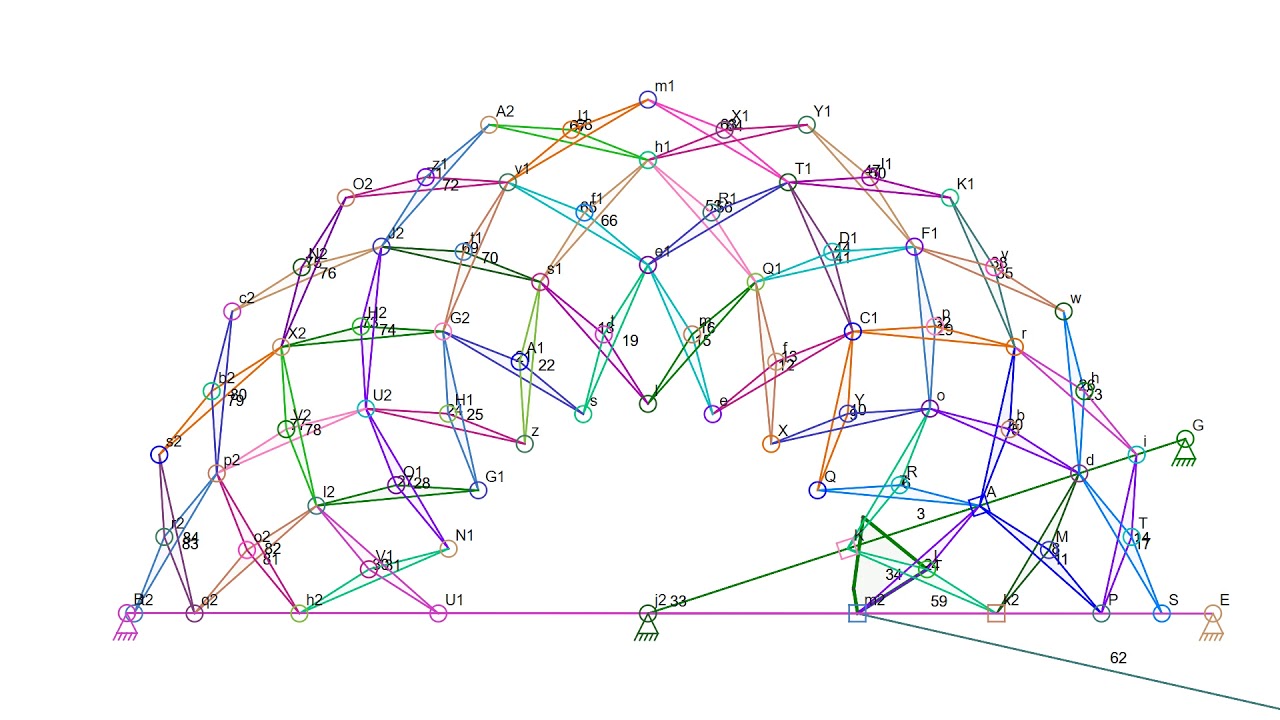 Hoberman Arch Mechanism - YouTube