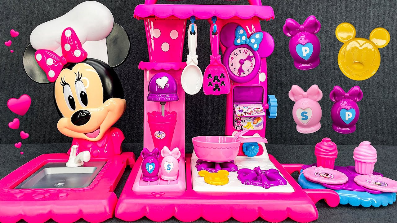 Ultimate Minnie Mouse Kitchen Playset, Disney Toys Collection ...