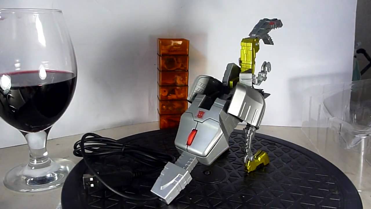 transformers device label operational optical mouse grimlock - YouTube