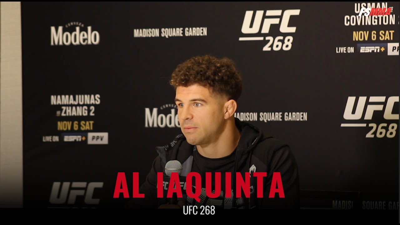 Al Iaquinta UFC 268 media day interview - YouTube