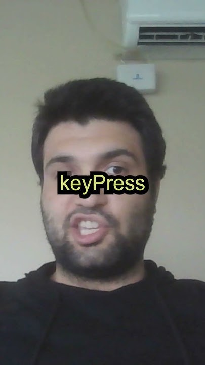 Difference between keyPress and keyDown event! #javascript - YouTube