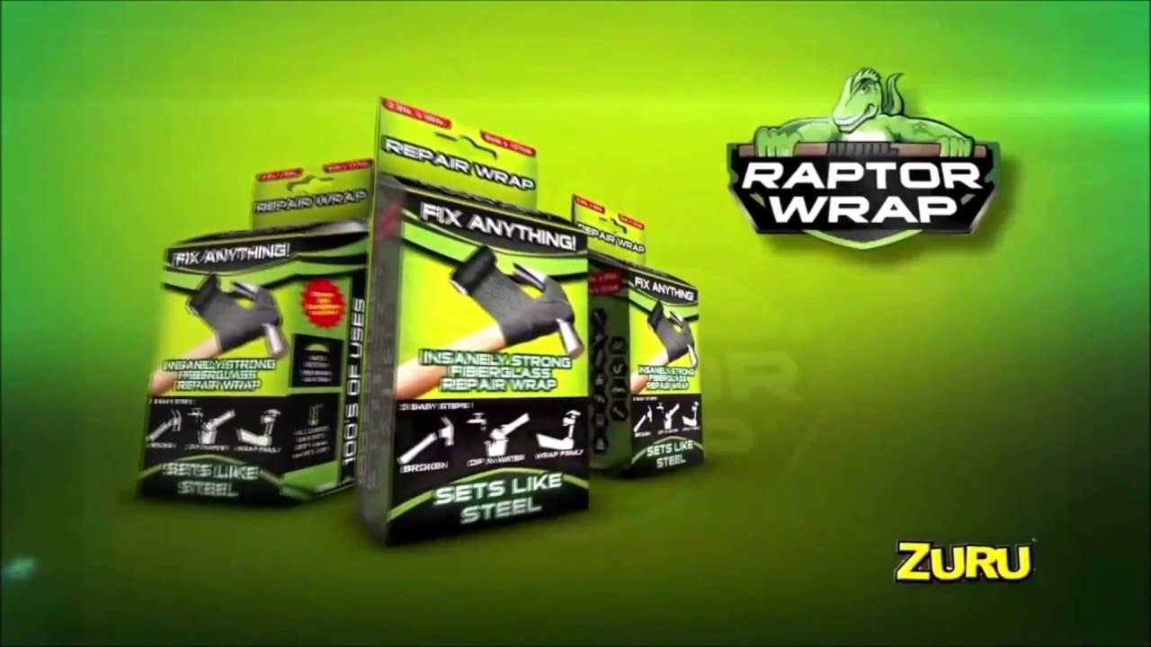 Raptor Wrap, Reparera dina trasiga produkter direkt, Sweden - YouTube