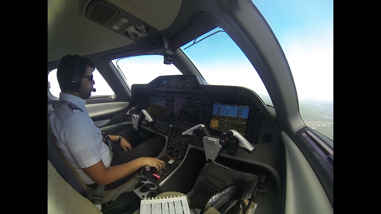 Phenom 100 - Single pilot - SBFZ para SWBE - YouTube