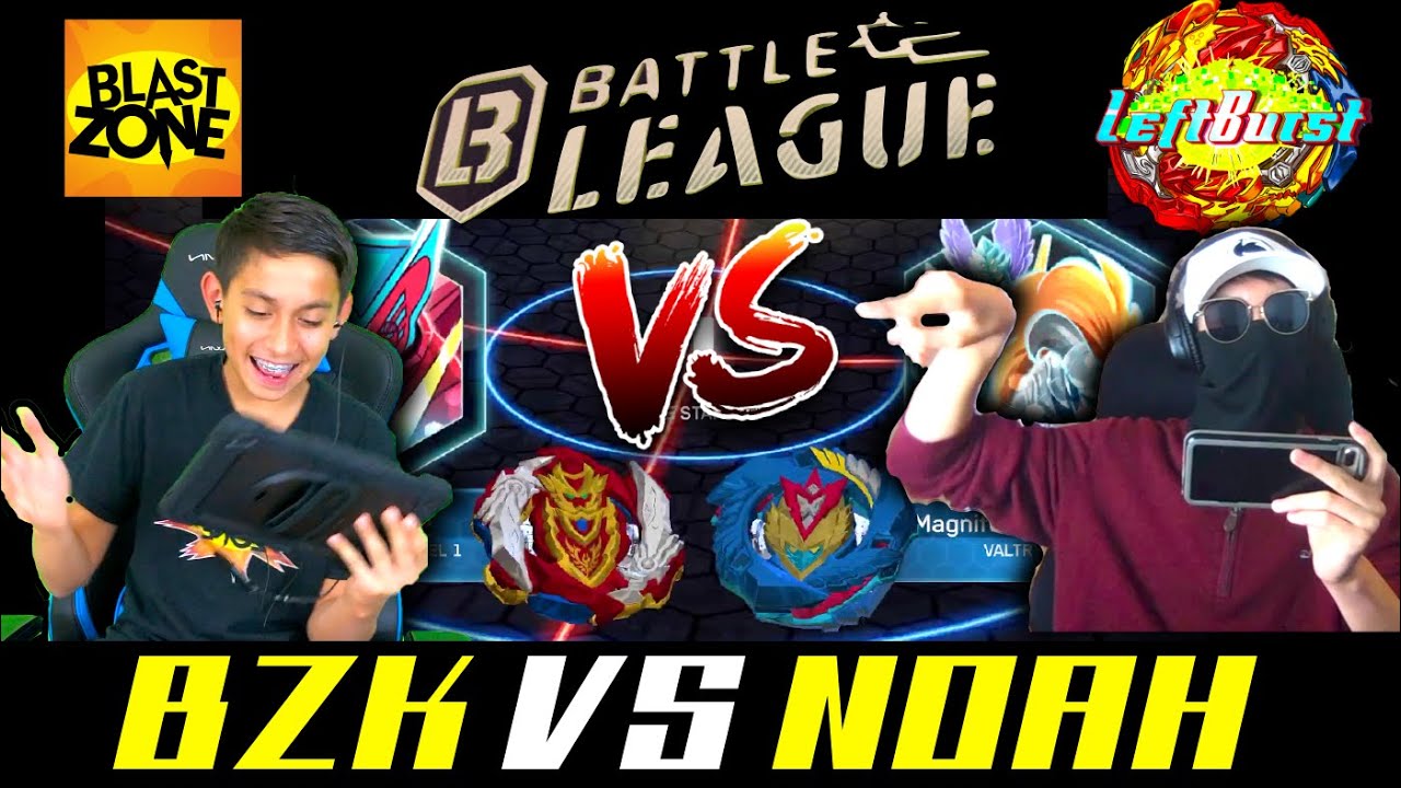 Beyblade Burst Turbo App - BZK vs LeftBurst : Battle League! - YouTube