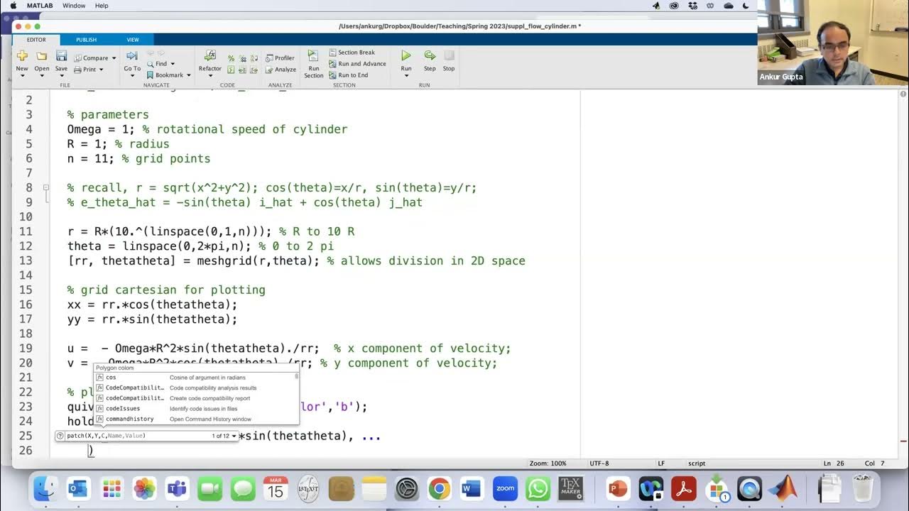 Flow around a rotating cylinder - Flow visualization - YouTube