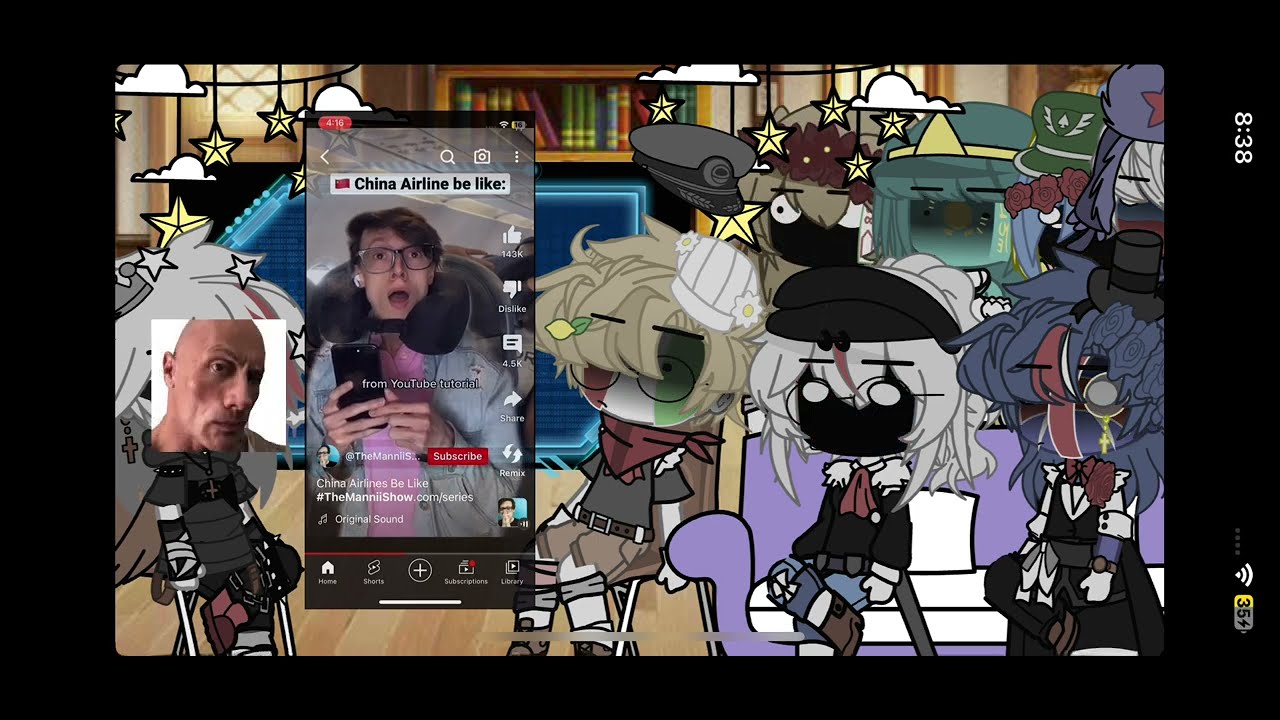 Countryhumans react to random goofy stuff 💀 ~ || short Part 1 ...