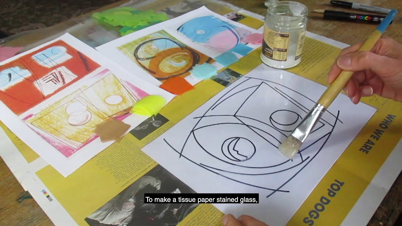 Make Your Own Tissue Paper Stained Glass YouTube make-your-own-tissue-paper-stained-glass-youtube