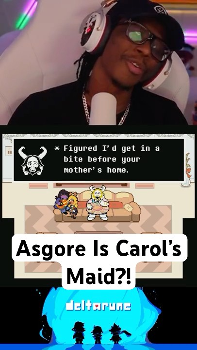 From Being The King of Monsters Asgore To Now Carol's Maid ...