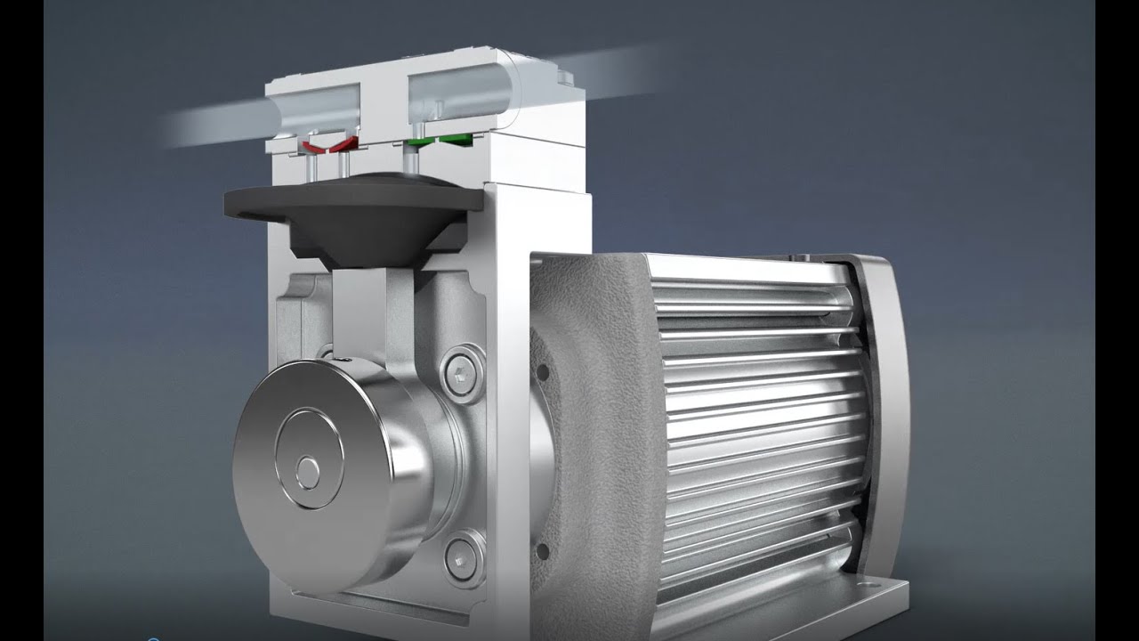 KNF Diaphragm Pumps For Industrial Processing Industries - YouTube