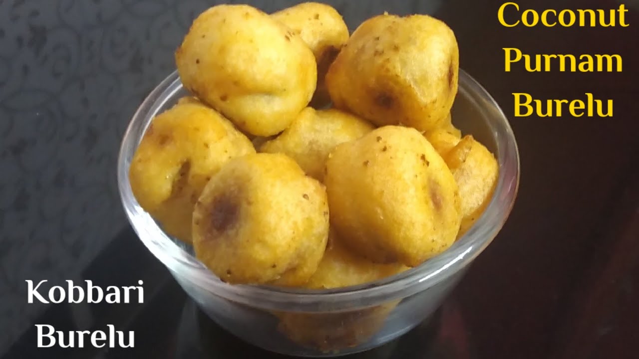 Coconut Purnam Burelu | Kobbari Poornam Burelu | Purnam Burelu ...